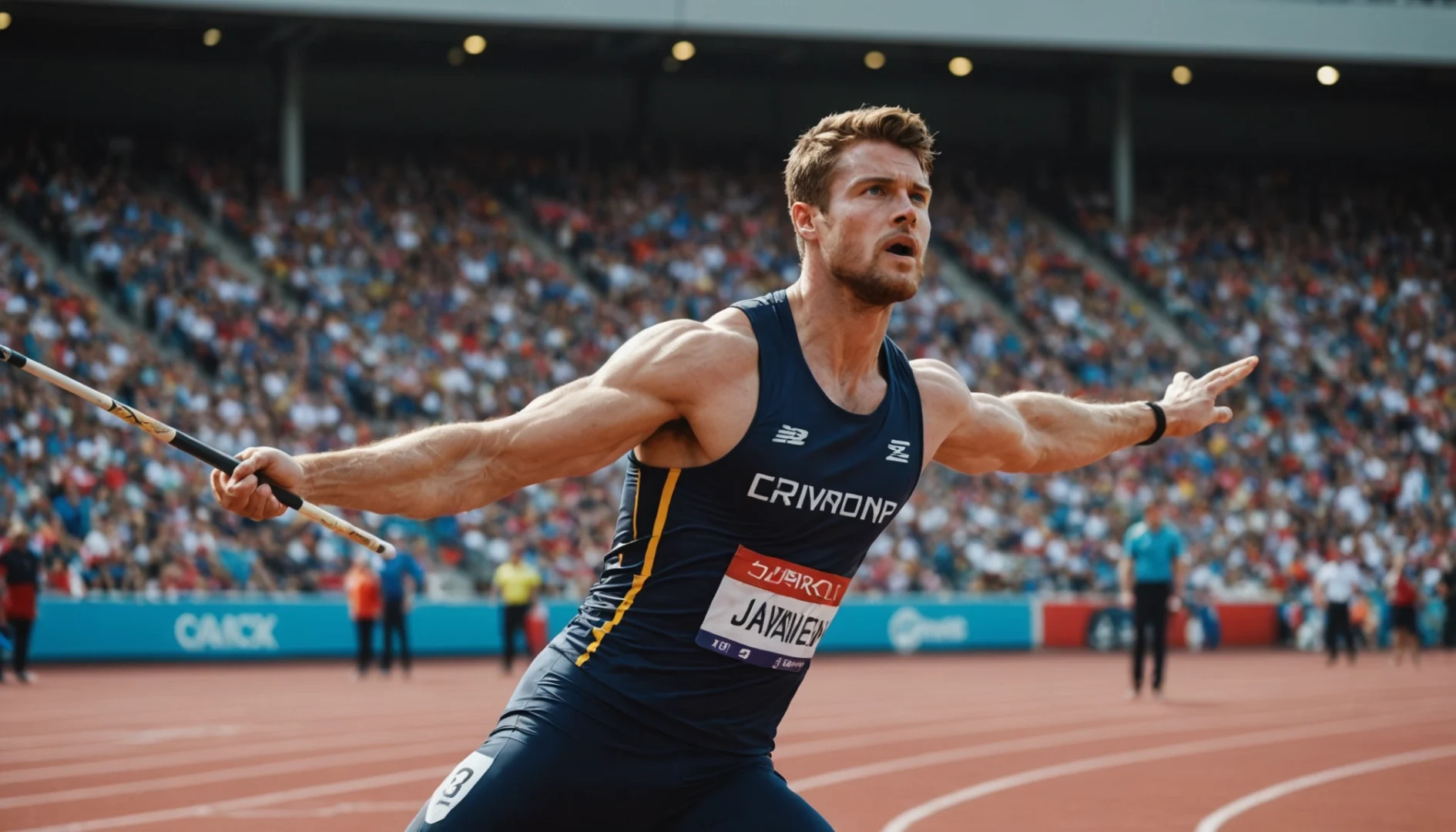 Secrets du javelot en athlétisme : poids crucial